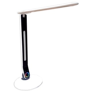 Color Changing LED Desk Lamp with USB Charging Port, Dimmable ...