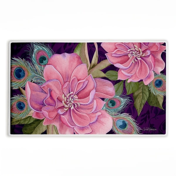 Stupell Midnight Garden Bath Math Design By Nicole Tamarin, 18"x30 ...
