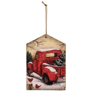 Red Truck Tag Hanger - Bed Bath & Beyond - 32400834