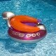 Swimline Suntan Lounge Pool Raft and UFO Chair Pool Float w/ Squirt Gun ...