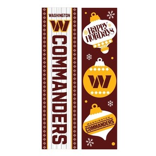 47" Double Sided Seasonal Porch Leaner, Washington Commanders - 47" x ...