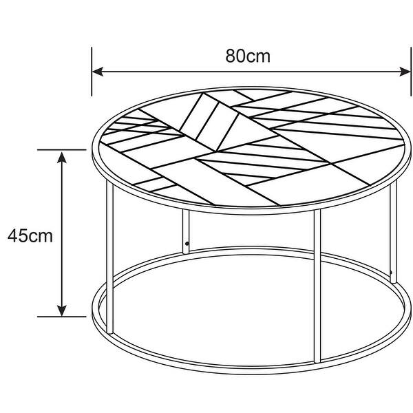 Harlo Gold Coffee Table - Bed Bath & Beyond - 39913741