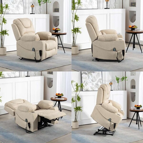 Upgraded Flagship Dual Motor Independent Control Oversized 180 Lay Flat Power Lift Recliner Chair On Sale Bed Bath Beyond 39595462