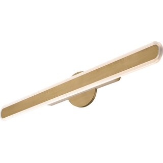 PageOne Lighting Gianni 3.31 pound Brushed Champagne LED Wall Sconce ...