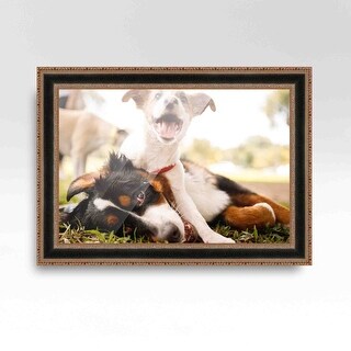 16x30 Frame Gold Real Wood Picture Frame Width 1.75 inches | Interior ...