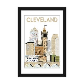 iCanvas "Cleveland Skyline Special Edition" by Paper Cutz - Bed Bath ...
