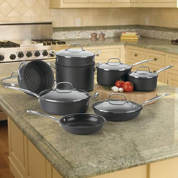 Cuisinart Chefs Classic Nonstick Hard Anodized 14 Piece Cookware Set