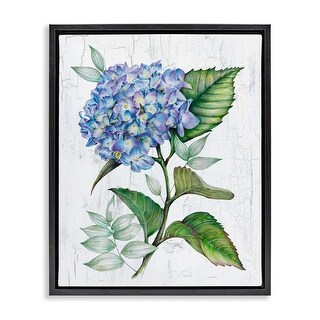 Stupell English Manor Hydrangea Framed Floater Canvas Wall Art Design ...