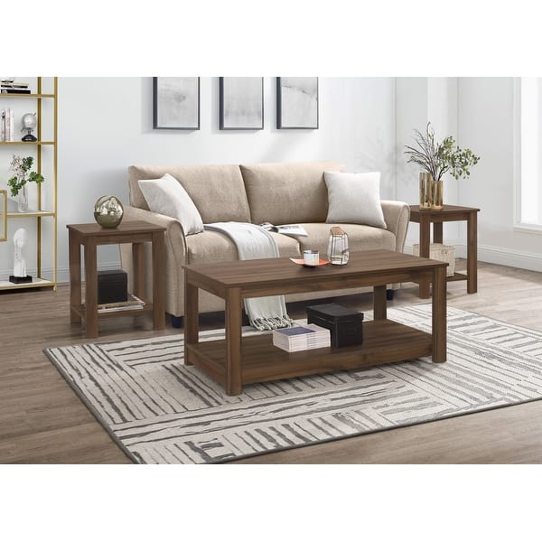 Levi 3 pieces Coffee Table Set - On Sale - Bed Bath & Beyond - 38232789