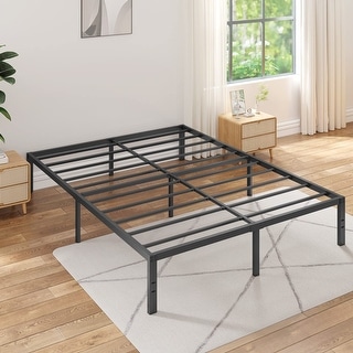 16 inch King Bed Frame, 3500lbs Load Heavy Duty Metal Platform ...