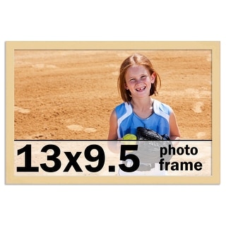 13x9.5 Frame Natural Brown Picture Frame - Modern Photo Frame Includes ...
