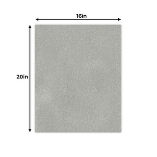 Light Grey Suede Texture 16x20 Backing Board - Uncut Photo Mat Board ...