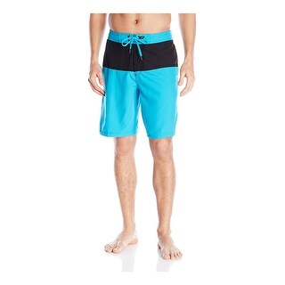 Speedo Mens Long Bay Swim Bottom Trunks, Blue, Small - Bed Bath ...