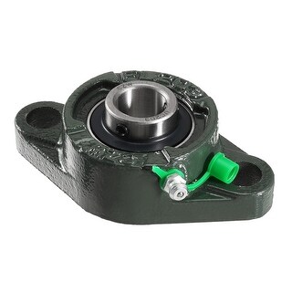 Pillow Block Bearing UCFL203 17mm Dia Mounted Bear Two Boltflange Cast Hosing - Bed Bath ...
