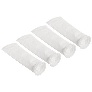 4pcs 4" Ring Filter Socks, 50 Micron Mesh Bags Pool Skimmer Basket ...