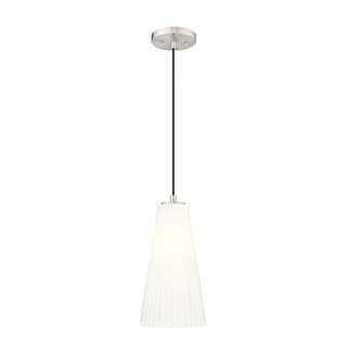 Farrell 1 Light Pendant in Brushed Nickel - Bed Bath & Beyond - 40949220