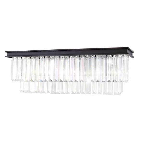 Artistry Lighting, Reston Collection 4-Light 24"x6.5"x08"Crystal Wall ...