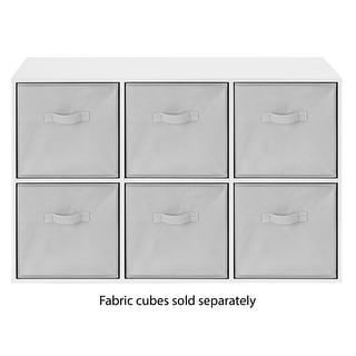 6-Section Cube Organizer-White - Bed Bath & Beyond - 38952715
