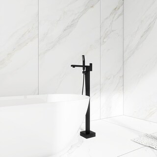 Freestanding Tub Shower Claw Foot Faucet with Handheld Spout - 10"37 ...