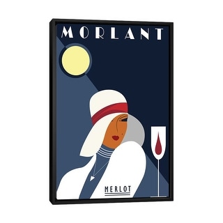 iCanvas "Morlant Merlot" by Fly Graphics Framed Canvas Print - Bed Bath ...