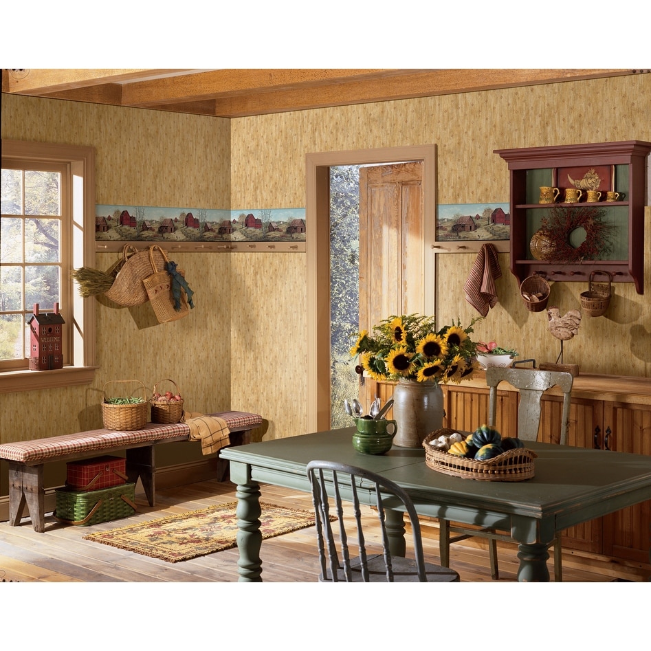 dining room wallpaper border