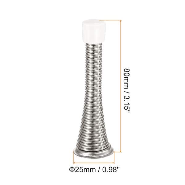 6Pcs Spring Door Stopper, Flexible Door Stop Rubber Bumper - Bed Bath ...