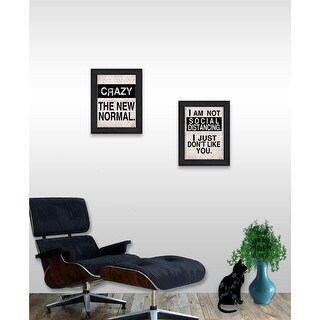 TrendyDecor4U Traditional "The New Normal!" Framed Print Wall Art by Ed ...