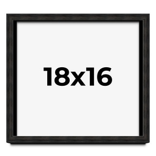 18x16 Shadow Box Black Rustic Barnwood Display Frame | 1.125 Inch - Bed ...