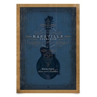Son Blue Mandolin by Anderson Design Group Poster Art Print ...
