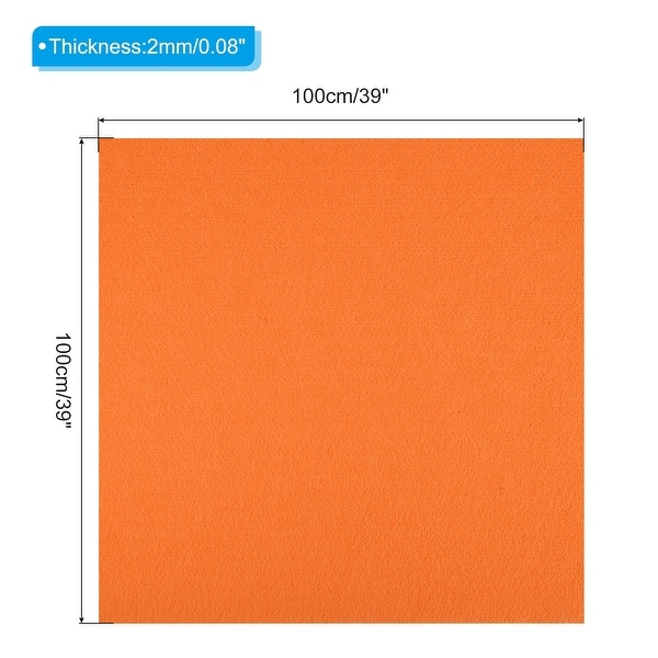 Acrylic Soft Felt Fabric Sheets Fiber Sheet 39x39 Inch 2mm Thick - Bed ...