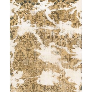 Ahgly Company Machine Washable Abstract Cinnamon Brown Area Rugs - Bed ...