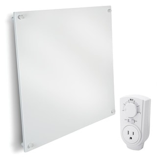 EconoHome Wall Mount Space Heater Panel - with Thermostat - 400 Watt ...