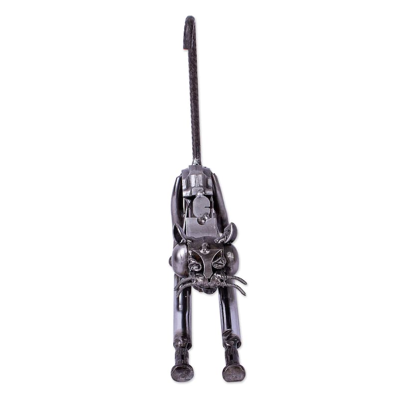 Novica Handmade Kitty Cat Recycled Metal Sculpture - Bed Bath & Beyond ...