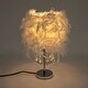 Feather Crystal Table Lamp Hand-woven Feather Table Lamp - Bed Bath ...