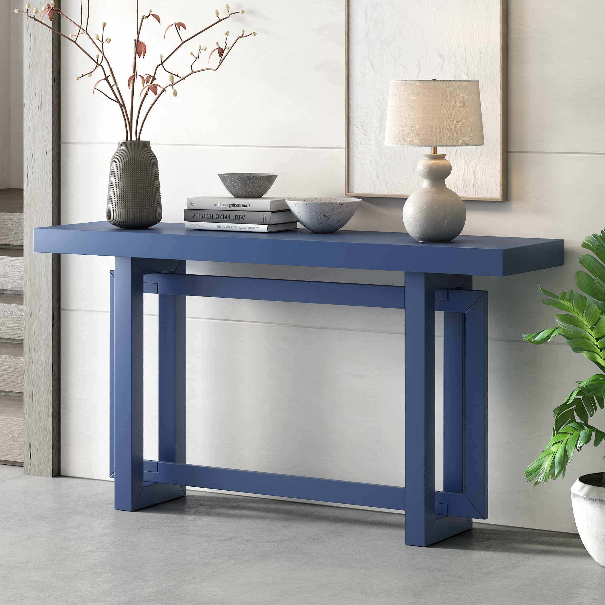 Navy entry table store