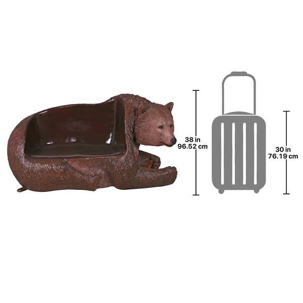 Design Toscano Brawny Grizzly Bear Bench - Bed Bath & Beyond - 36506854