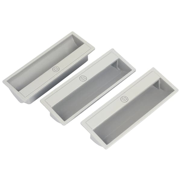 plastic recessed pull handle
