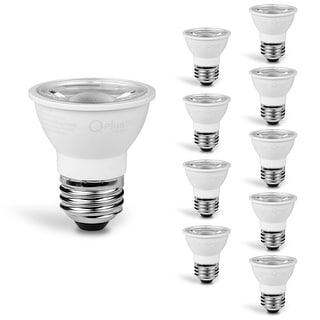QPLUS PAR16 LED Bulb, 50W Equivalent, 500 Lumens, Dimmable, Enclosed ...