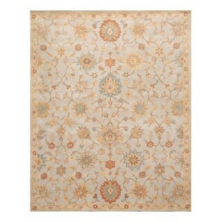8x10 Hand Tufted Hand Made 100% Wool Floral Traditional Oriental Area ...