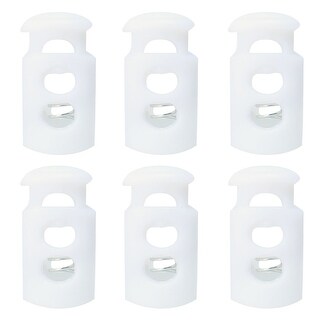 6pcs Durable Cord Lock Stopper End Spring Toggle Fastener Slider ...