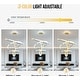 1/2/3-Ring Modern LED Gold Dimmable Ceiling Light Aesthetics Island ...