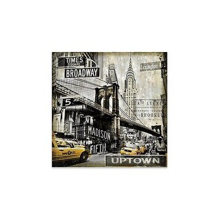 Landmarks NYC Print On Acrylic Glass by Dylan Matthews - Bed Bath ...