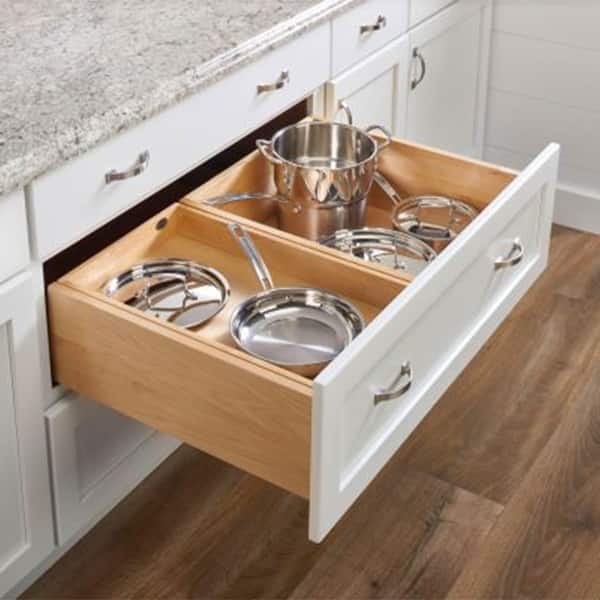 Rev-A-Shelf 4WTCDD-30HSC-1 27 Inch Tiered Deep Drawer Organizer with ...