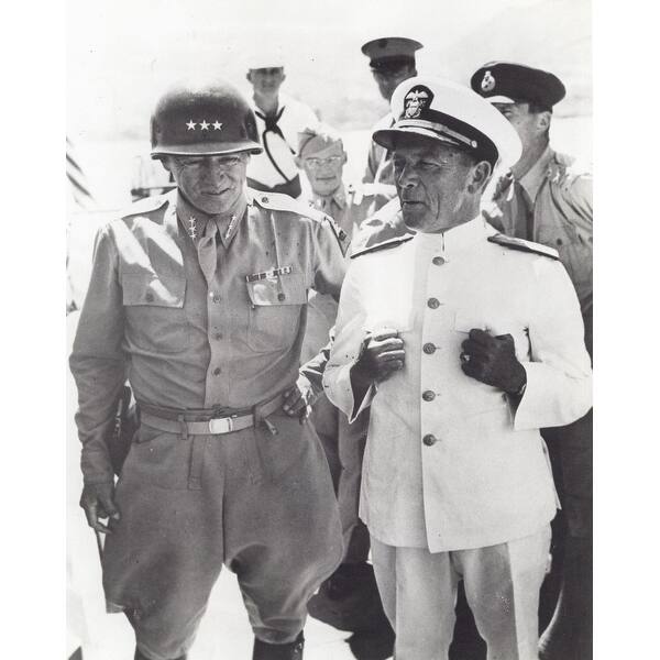 General George Patton and Alan Goodrich Kirk Photo Print - Bed Bath ...