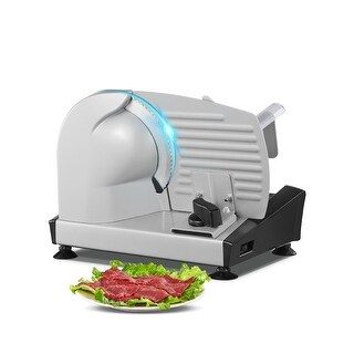 Meat Slicer Electric Deli Food Slicer with Removable 7.5'' Stainless ...