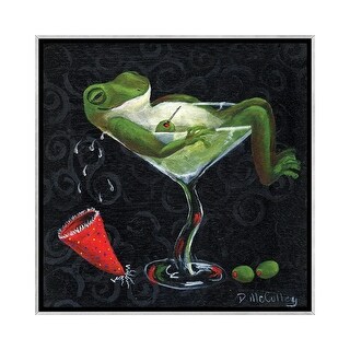 iCanvas "Toadally Under The Influence" by Debbie McCulley Framed - Bed ...