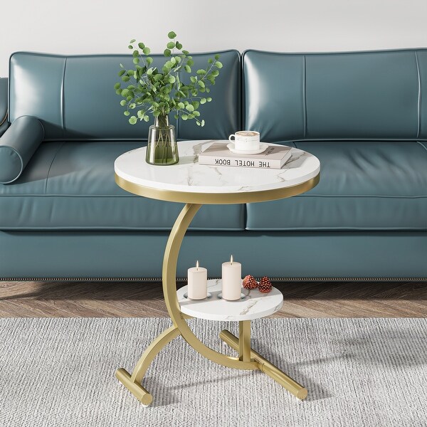 Rye Studio Nicola Mid-Century Modern Pedestal Side Table - On Sale ...