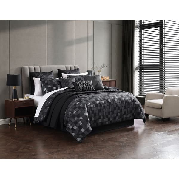 Riverbrook Home Regal 10 Piece Comforter Set Black - Bed Bath & Beyond ...
