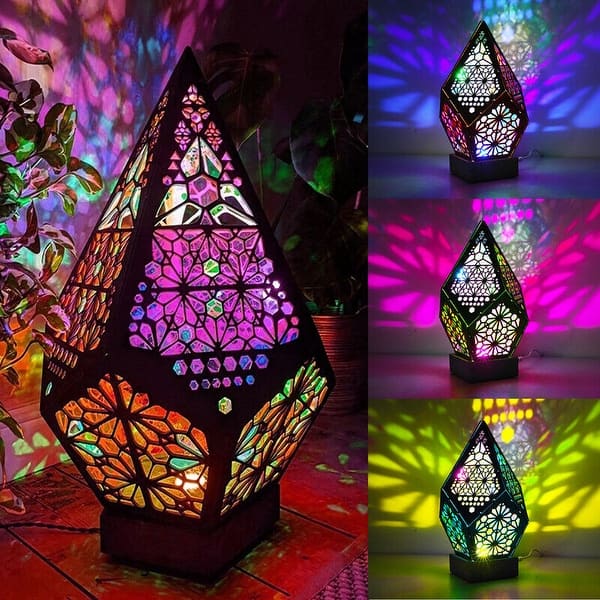 Diamond Night Light Colorful Polar Star Floor Lamp - Bed Bath & Beyond ...