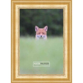 15x18 Traditional Gold Complete Wood Picture Frame with UV Acrylic ...